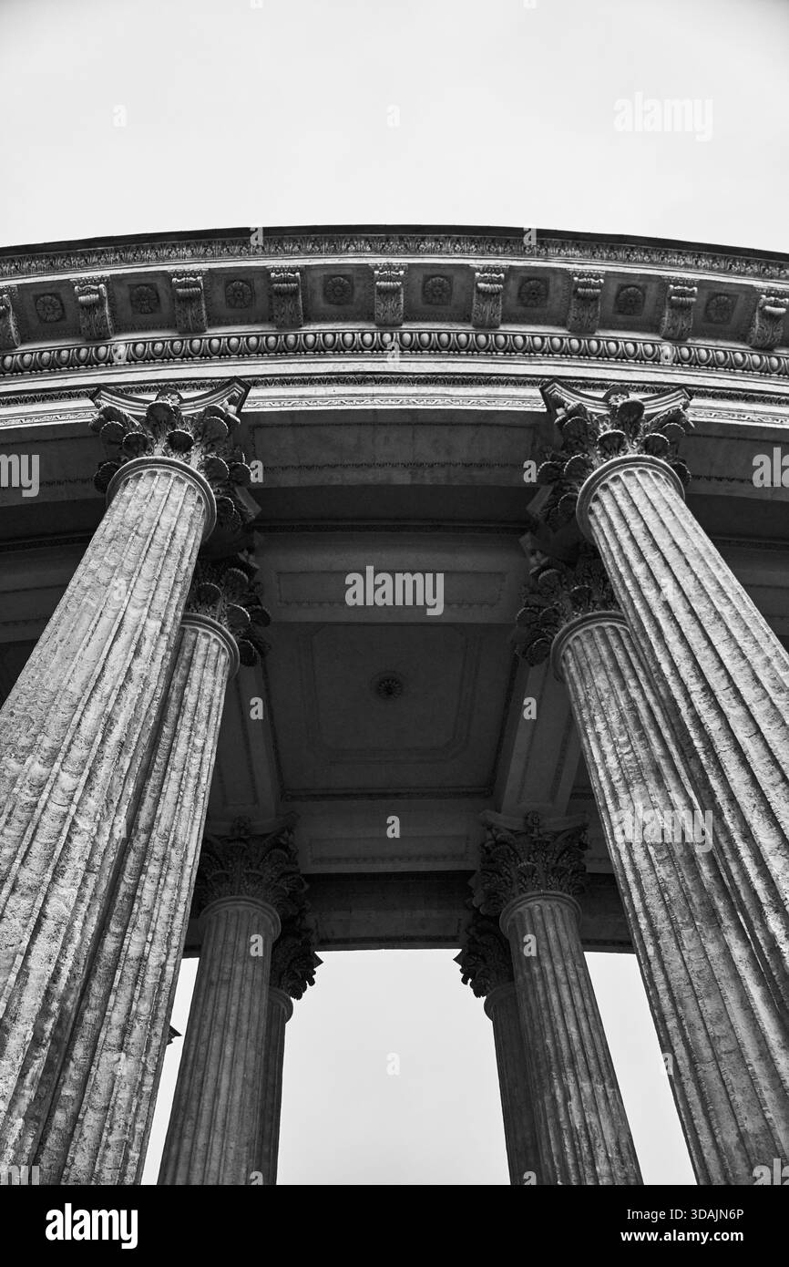 Emphasizing grandeur Black and White Stock Photos & Images - Alamy