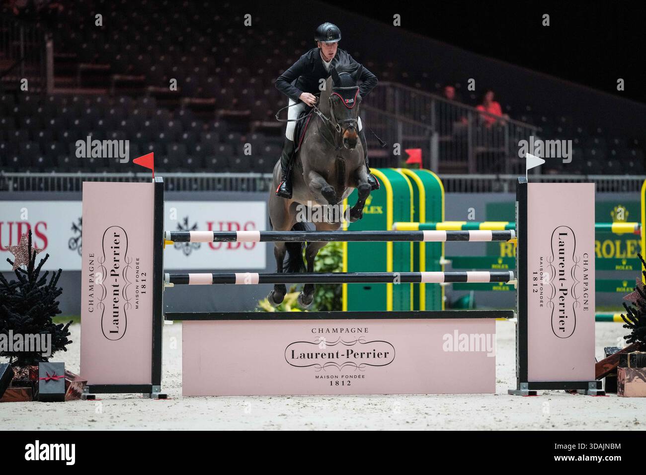 Alain JUFER (SUI) riding DANTE MM during the Day 2 of the 64th CHI of ...