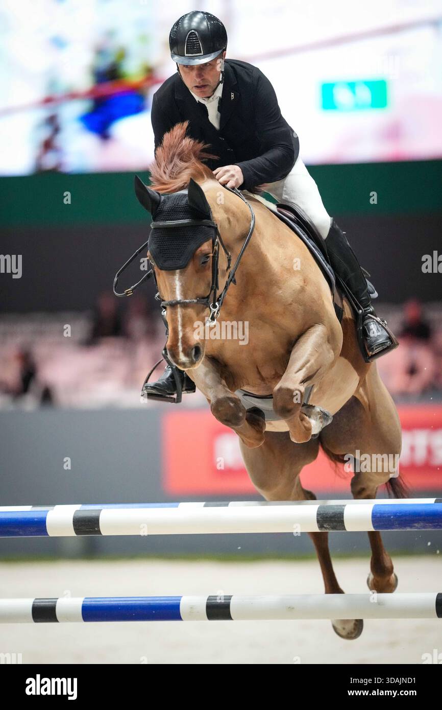 Nathan BUDD (BEL) riding TOUARDO BLUE Z during the Day 2 of the 64th ...