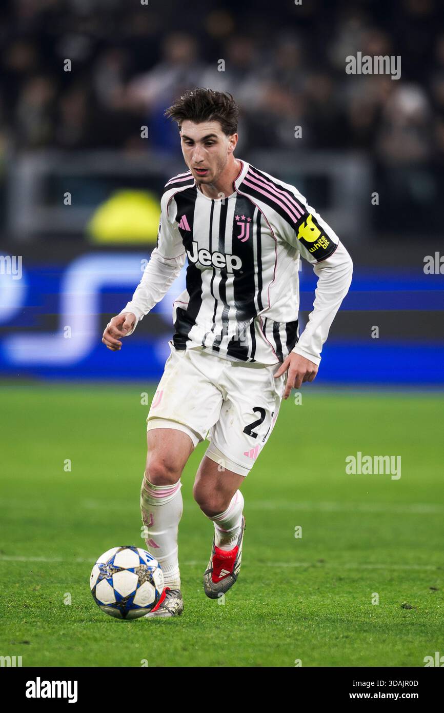Fabio Miretti of Juventus FC in action during the UEFA Champions League ...