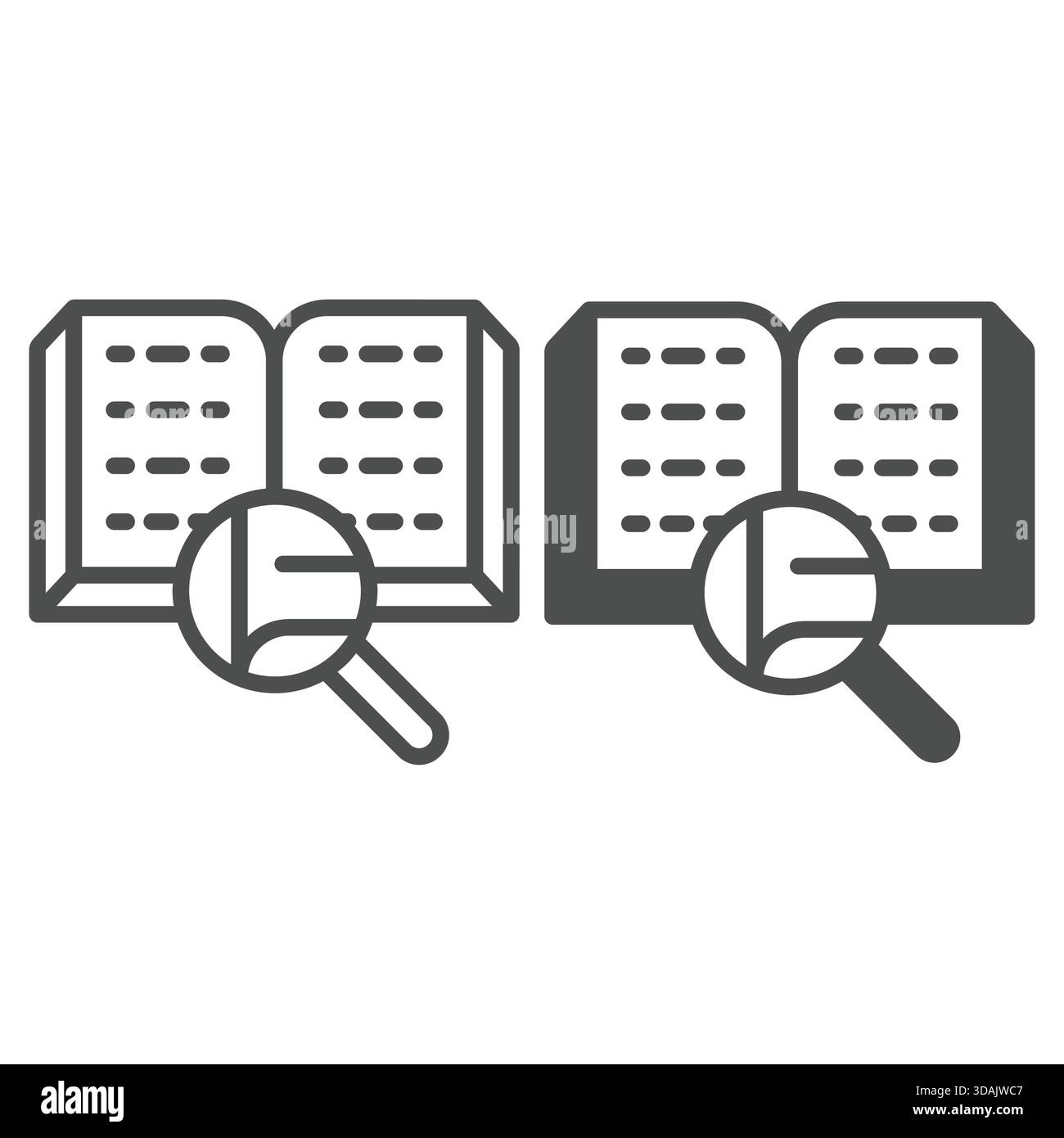 Vision board line icon Black and White Stock Photos & Images - Alamy