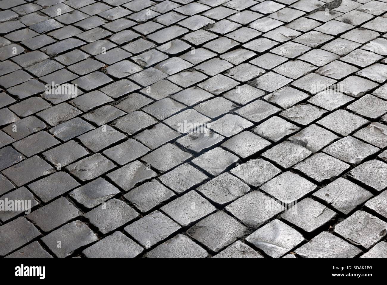 St. Peter’s Basilica. Roman cobblestone pavement of Saint Peter’s ...