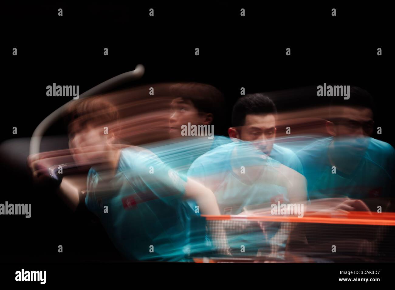 Wong Chun-ting(R) and Doo Hoi-kem, the Hong Kong table tennis player ...