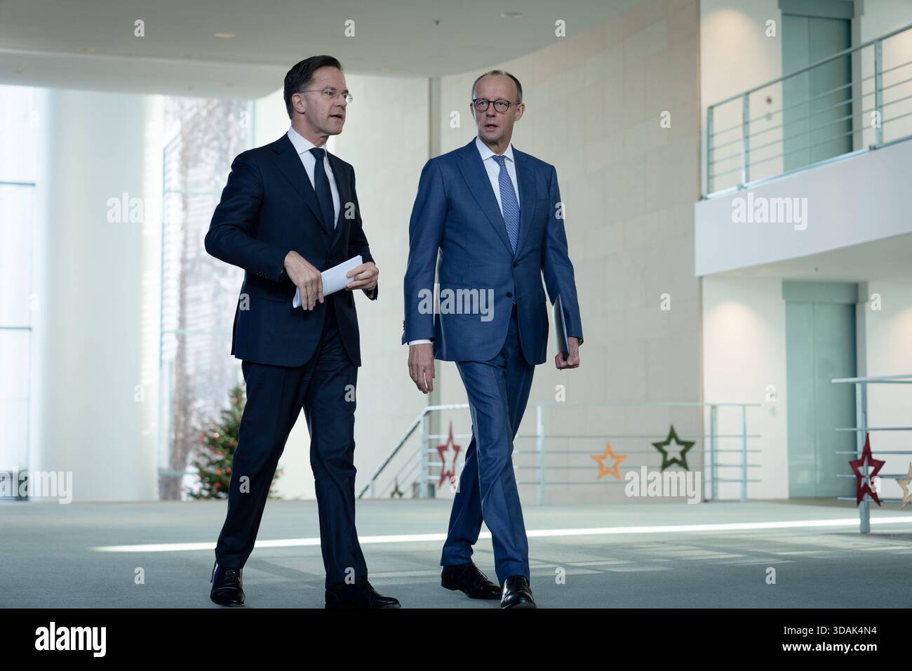 Bundeskanzler, Friedrich Merz, Generalsekretär, NATO, Mark Rutte ...