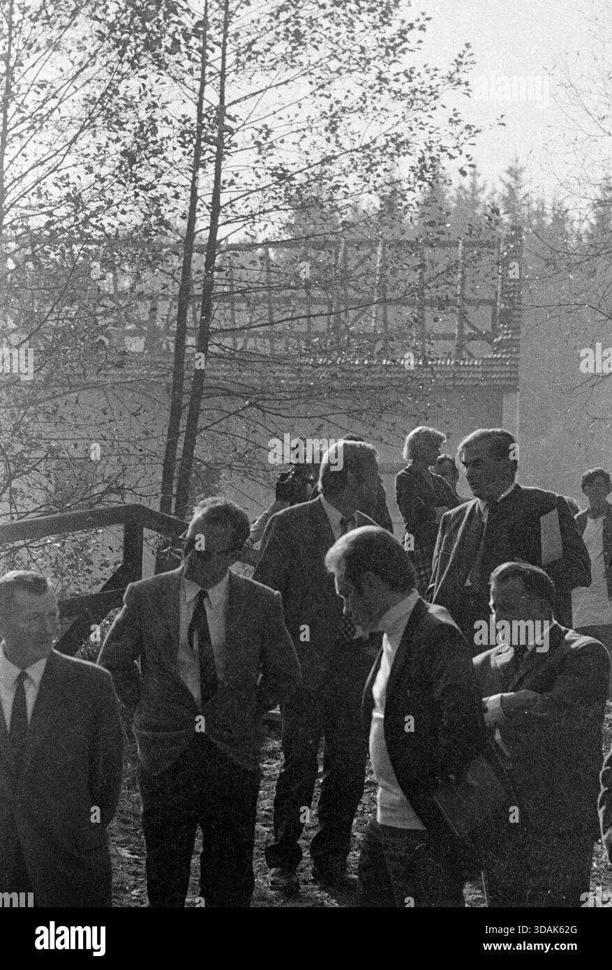 Photo reportage after the fire at the Aumühle in Fürstenneck in Lower ...