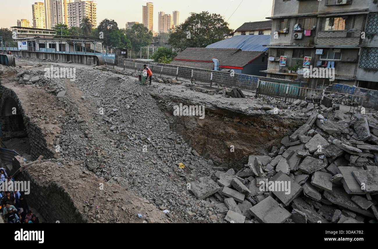 MUMBAI, INDIA - DECEMBER 10: The 112-year-old Elphinstone Bridge was ...