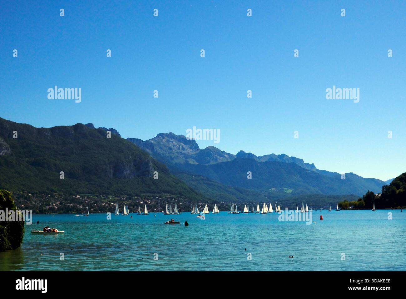 Lake Annecy is one of the largest and purest lakes in France. A popular ...