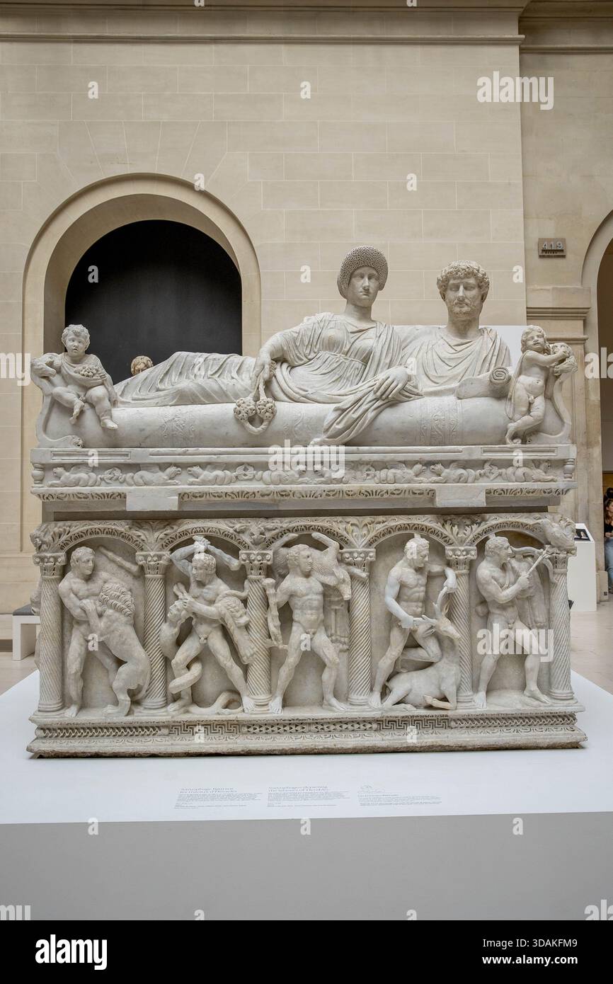 Torlonia collection displayed at the Louvre museum, Paris, France ...