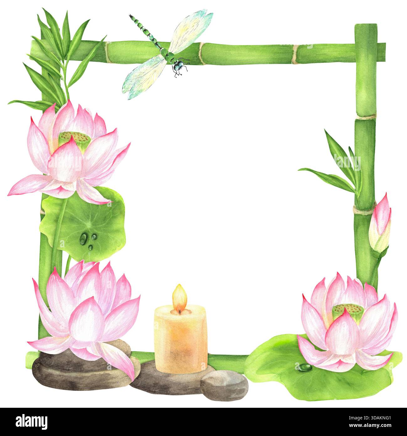 Painting a bamboo Cut Out Stock Images & Pictures - Alamy