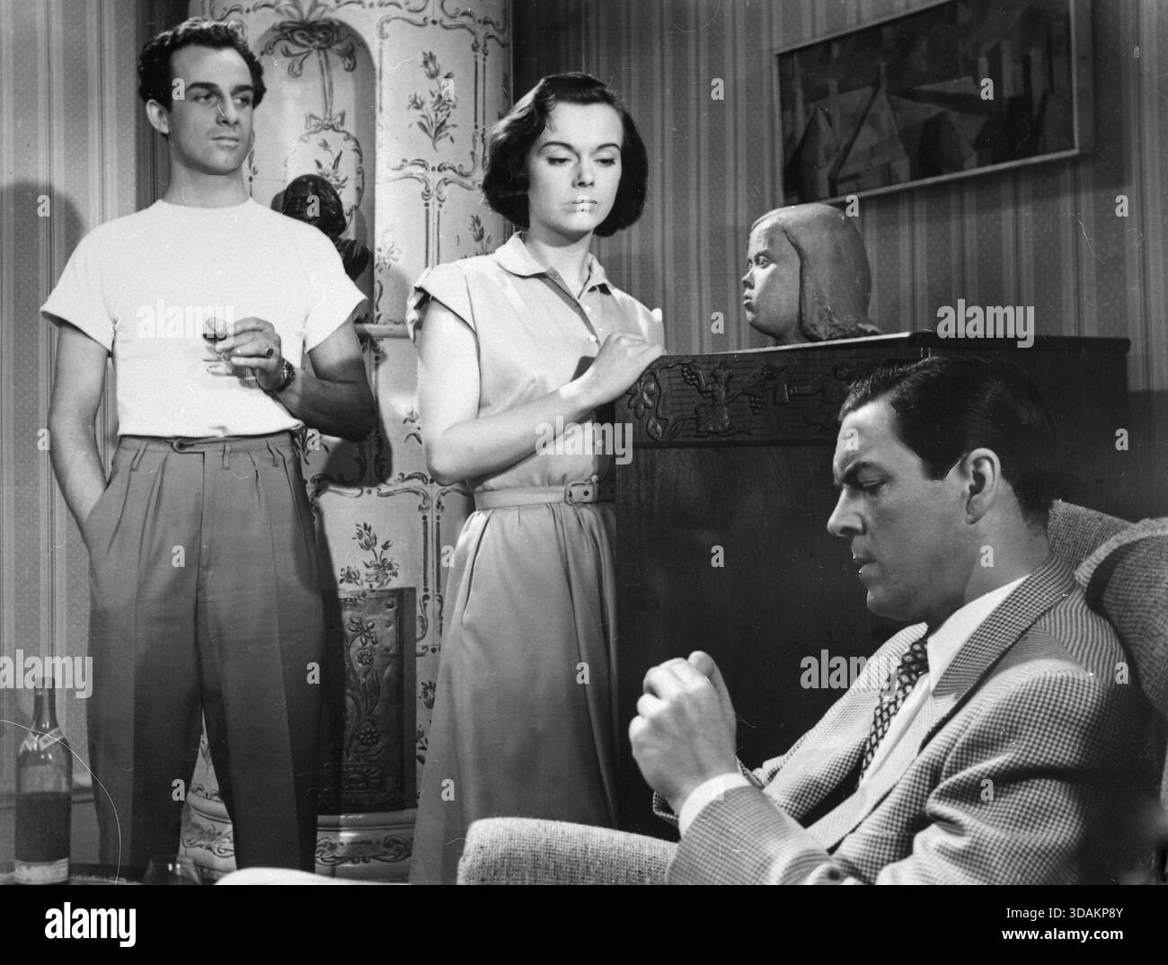 Swedish actress Maj-Britt Nilsson and actor Jarl Kulle in the movie ...