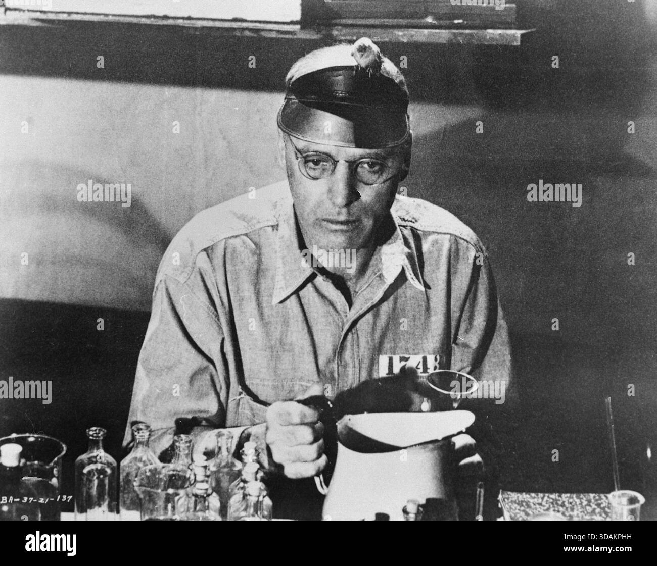 American actor Burt Lancaster in the movie Birdman of Alcatraz, USA ...