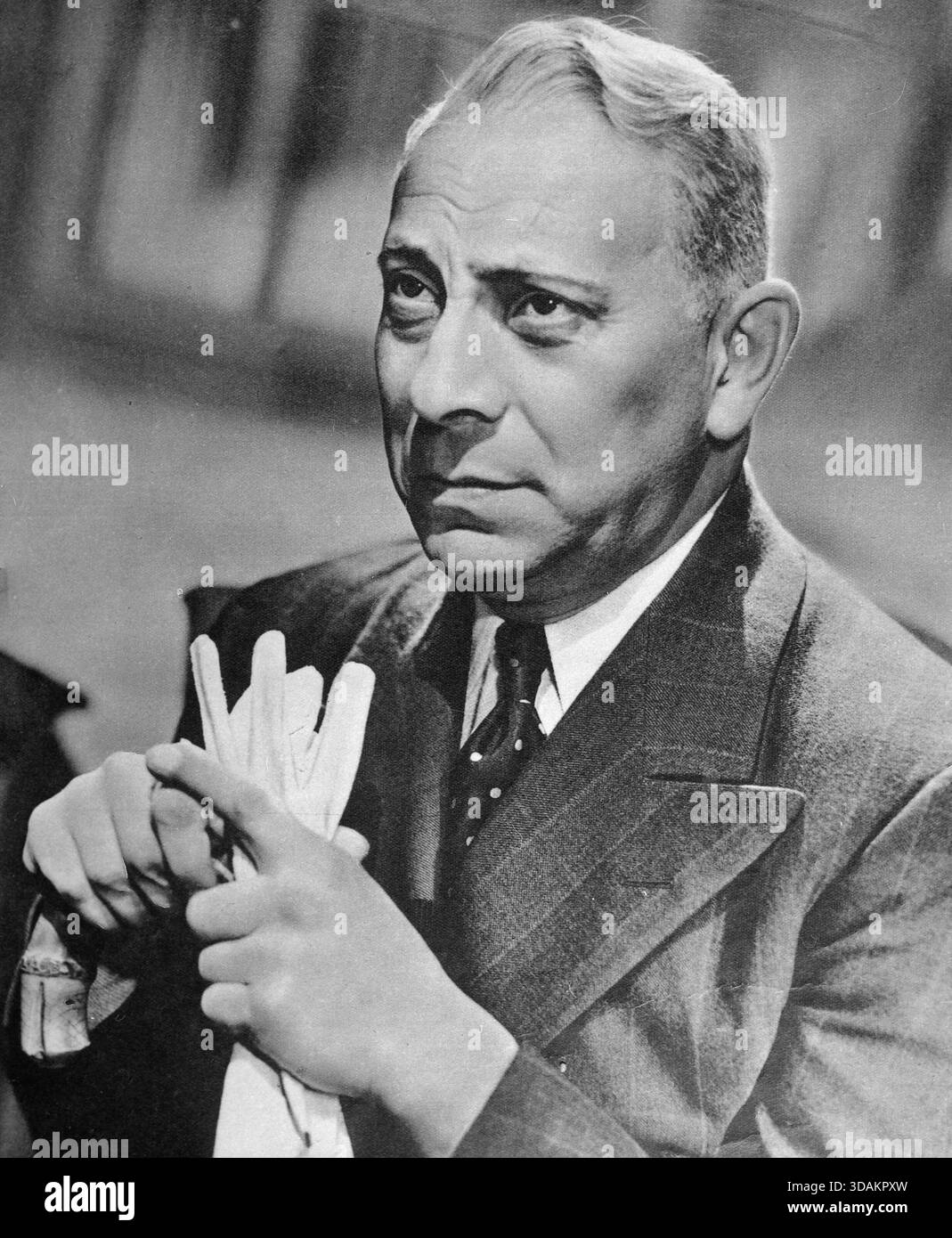 French-Italian actor and comedian Ferdinand Guillaume, 1940s Stock ...