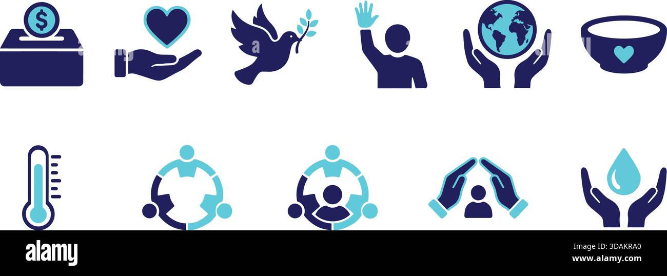 Non profit minimal Stock Vector Images - Alamy