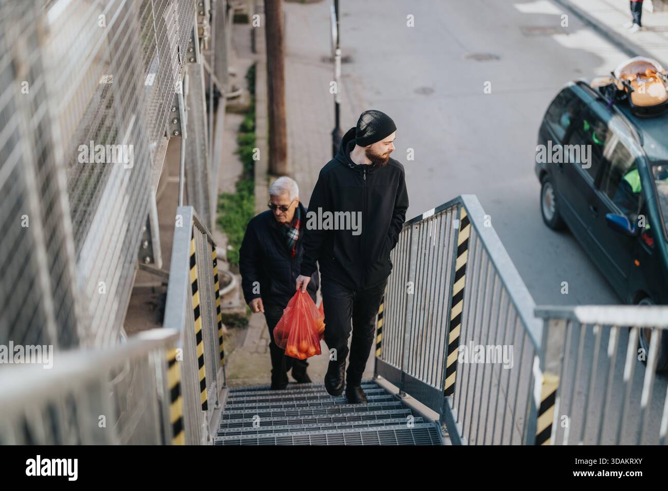 Bearded man carries bag hi-res stock photography and images - Alamy