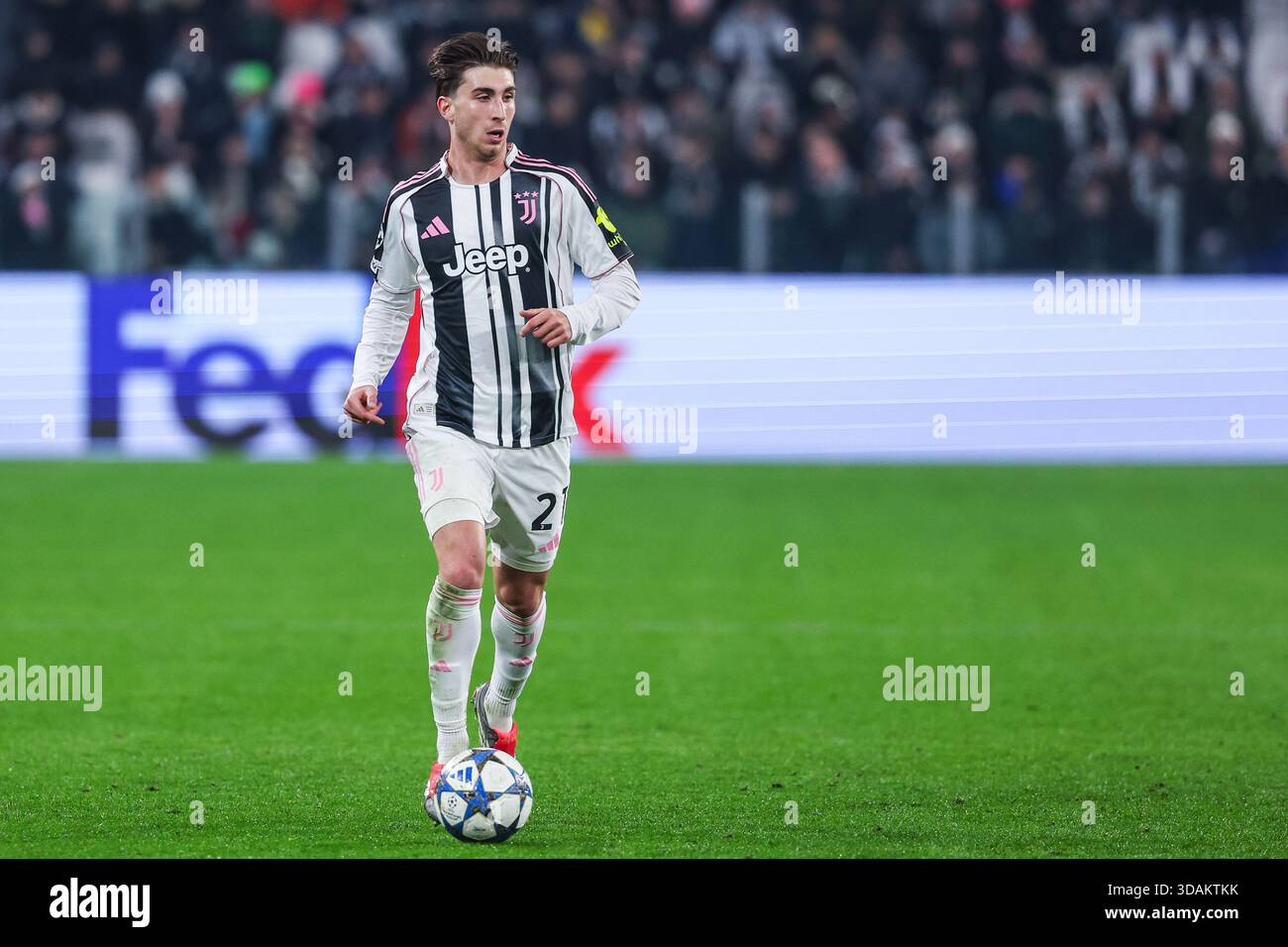 Fabio Miretti of Juventus FC seen in action during UEFA Champions ...