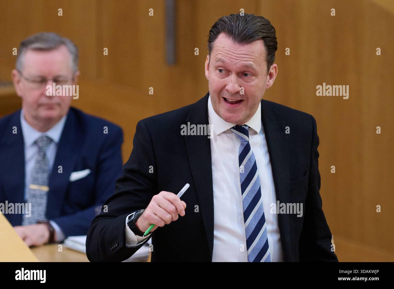 Edinburgh Scotland, UK 11 December 2025. Russell Findlay MSP at the ...