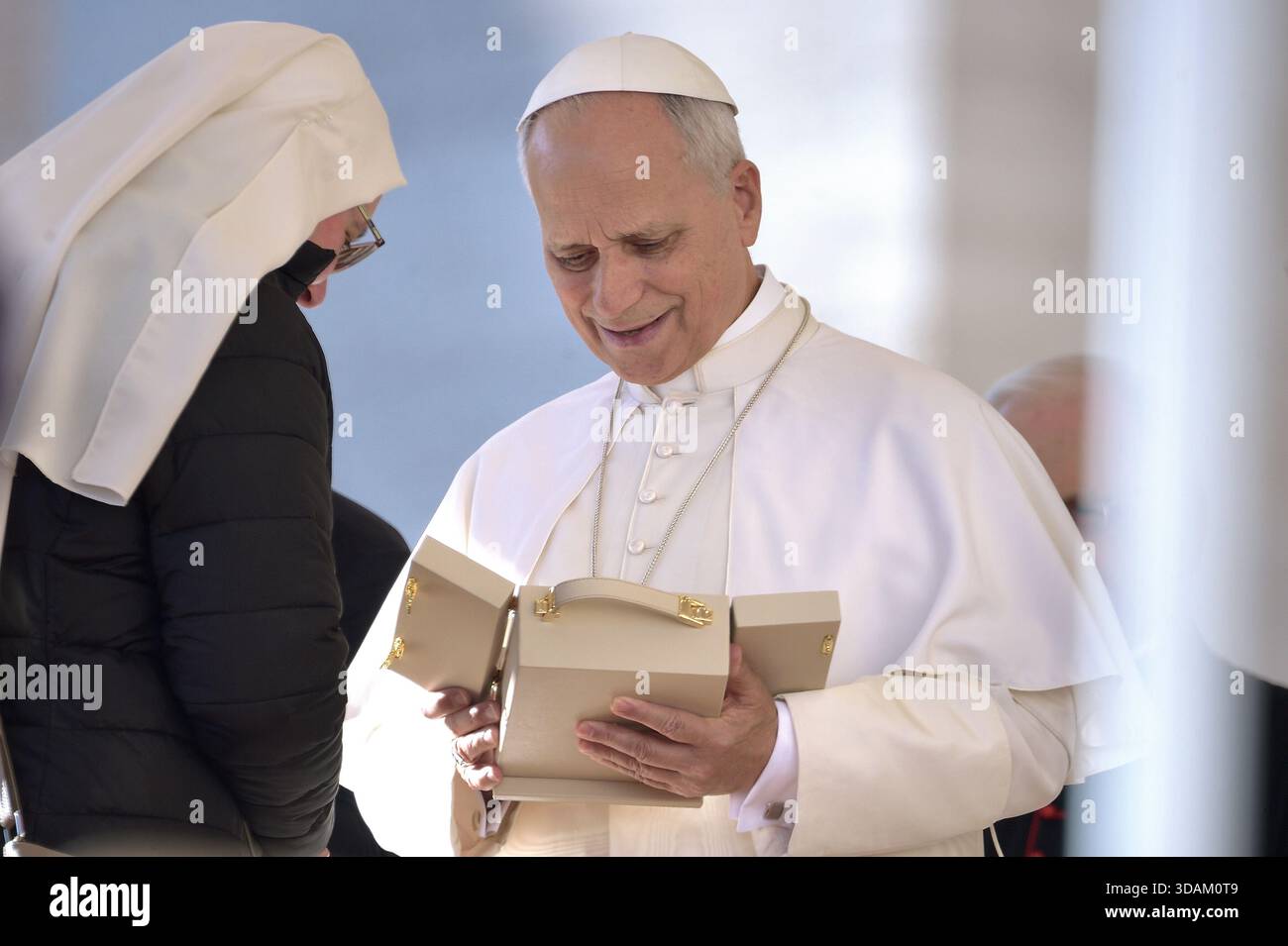 Pope Leo XIV general audience in St. Peter's Square at The Vatican ...