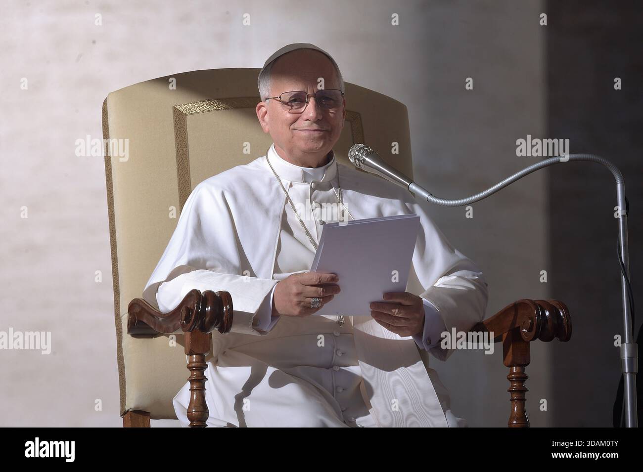 Pope Leo XIV general audience in St. Peter's Square at The Vatican ...