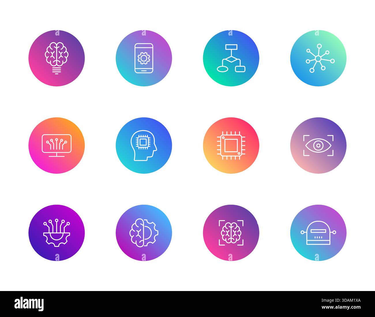 Image recognition deep learning Cut Out Stock Images & Pictures - Alamy
