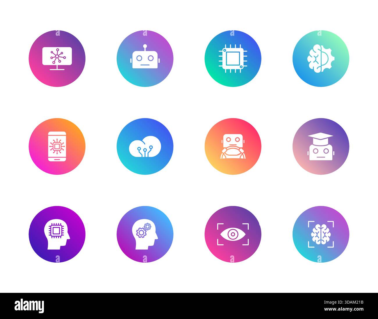 Ai robotics machine learning Cut Out Stock Images & Pictures - Alamy