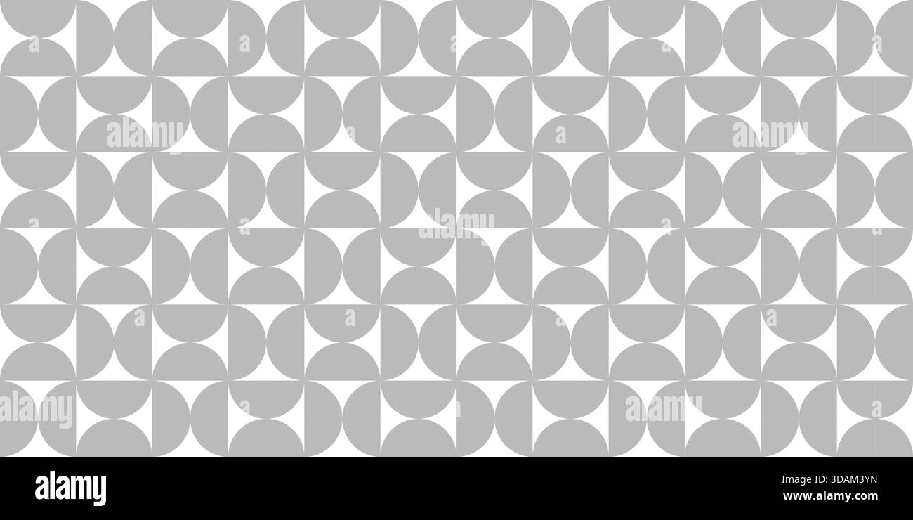 Bauhaus seamless pattern abstract Black and White Stock Photos & Images ...