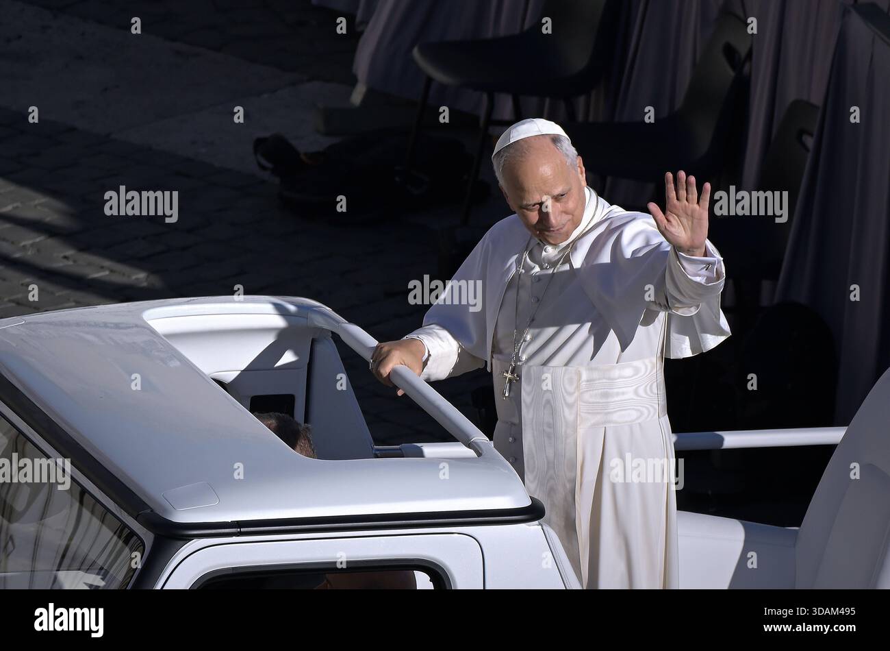 Pope Leo XIV general audience in St. Peter's Square at The Vatican ...