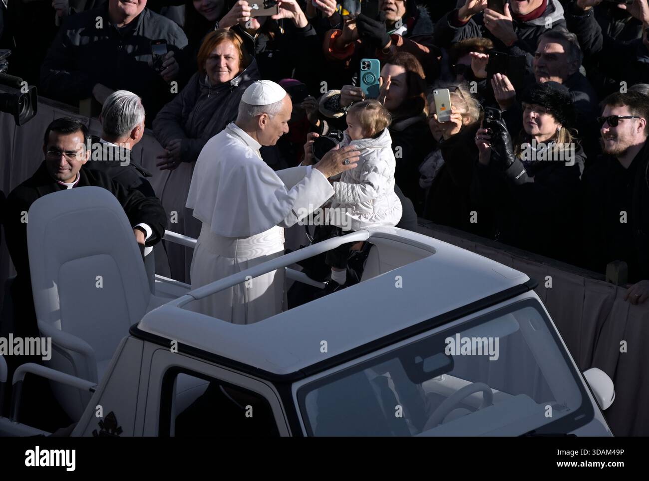 Pope Leo XIV general audience in St. Peter's Square at The Vatican ...