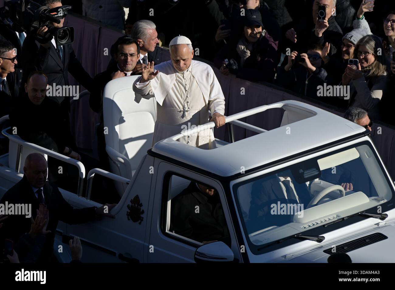 Pope Leo XIV general audience in St. Peter's Square at The Vatican ...