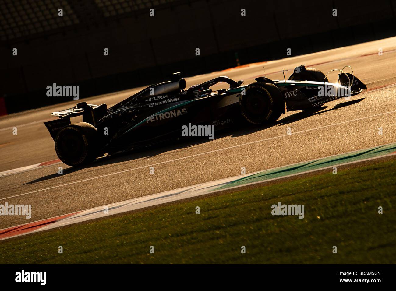 #12 Andrea Kimi Antonelli, Mercedes, testing the special 2026 spec ...