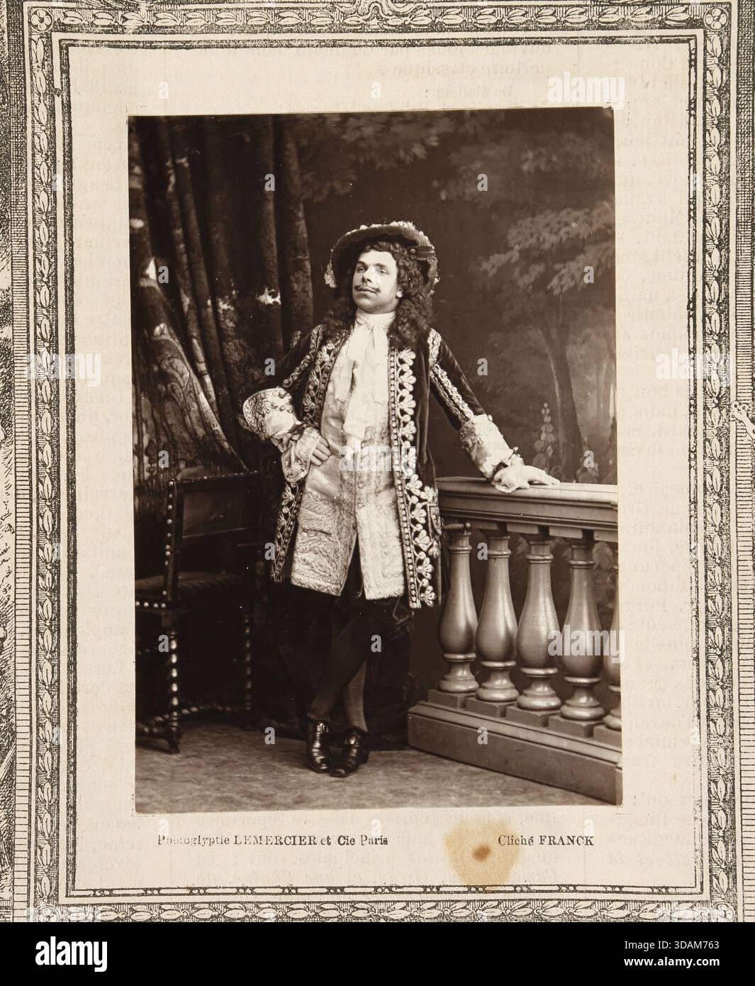 Portrait of Benoit Constant Coquelin dit Coquelin aine - from "Paris ...