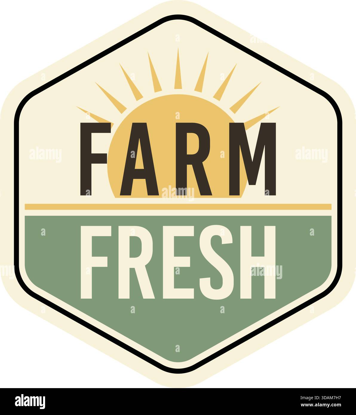 Country produce market Stock Vector Images - Alamy