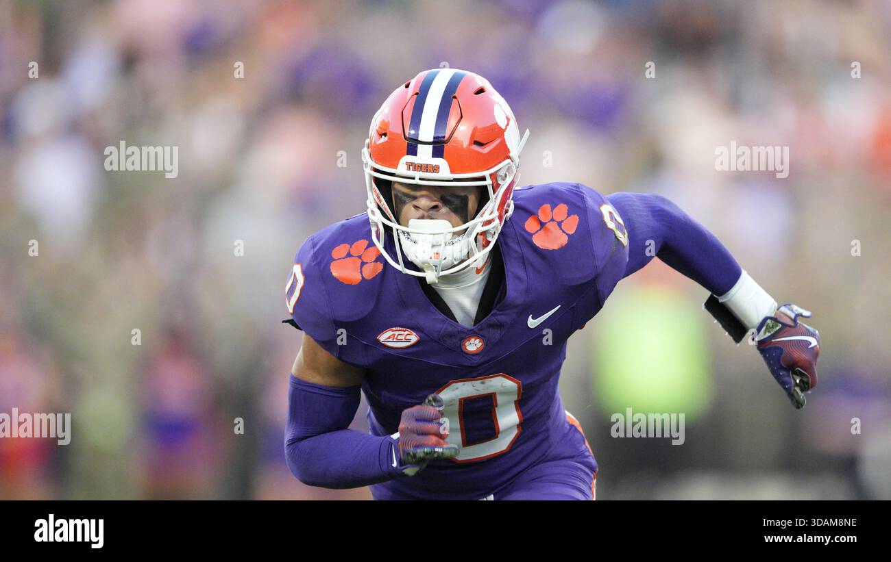 Clemson wide receiver Antonio Williams (0) plays during an NCAA college ...