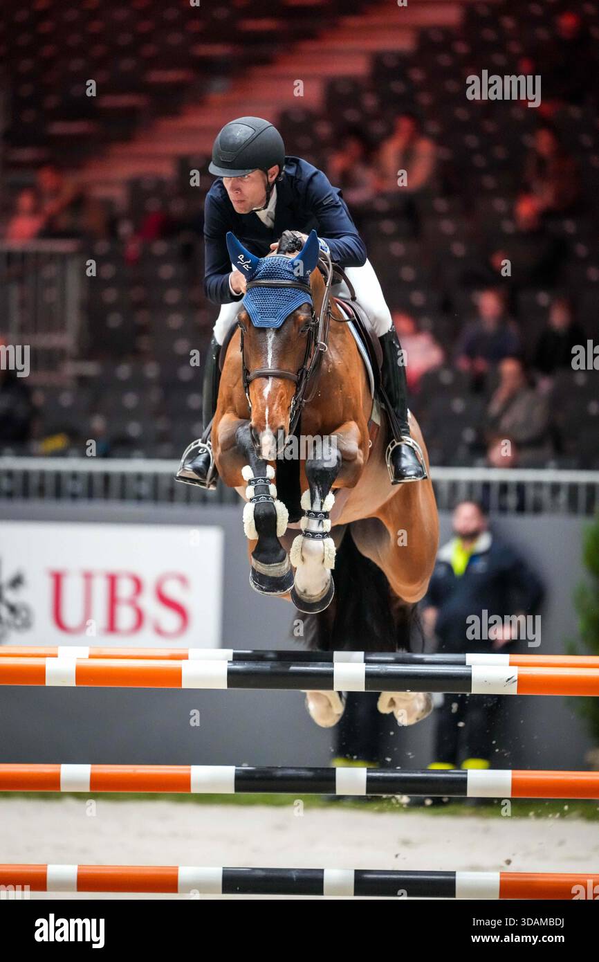 Karl COOK (USA) riding CANDY during the Day 2 of the 64th CHI of Geneva ...