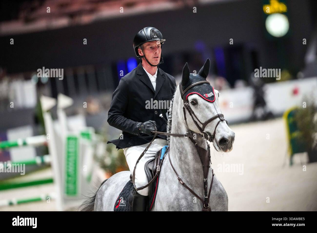 Alain JUFER (SUI) riding DOMINATOR MM during the Day 2 of the 64th CHI ...