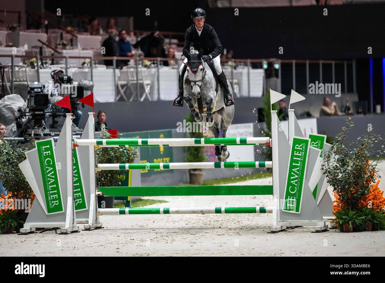 Alain JUFER (SUI) riding DOMINATOR MM during the Day 2 of the 64th CHI ...