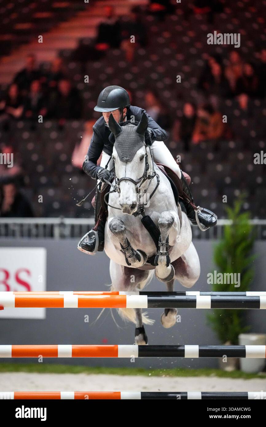 Marc DILASSER (FRA) riding GIULIO DU TER during the Day 2 of the 64th ...