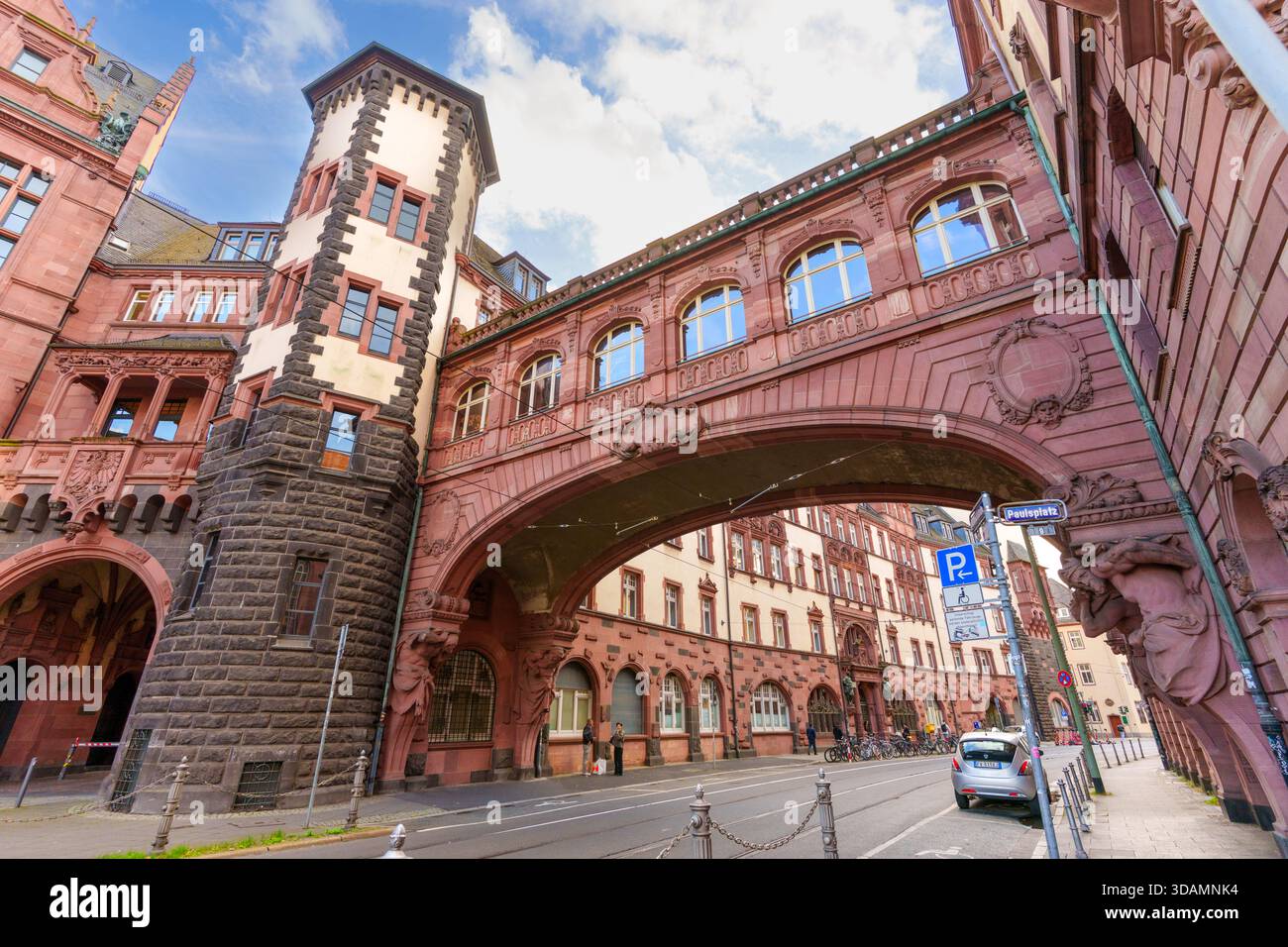 Frankfurt, Germany - October 21, 2025: Historic Paulsplatz area ...