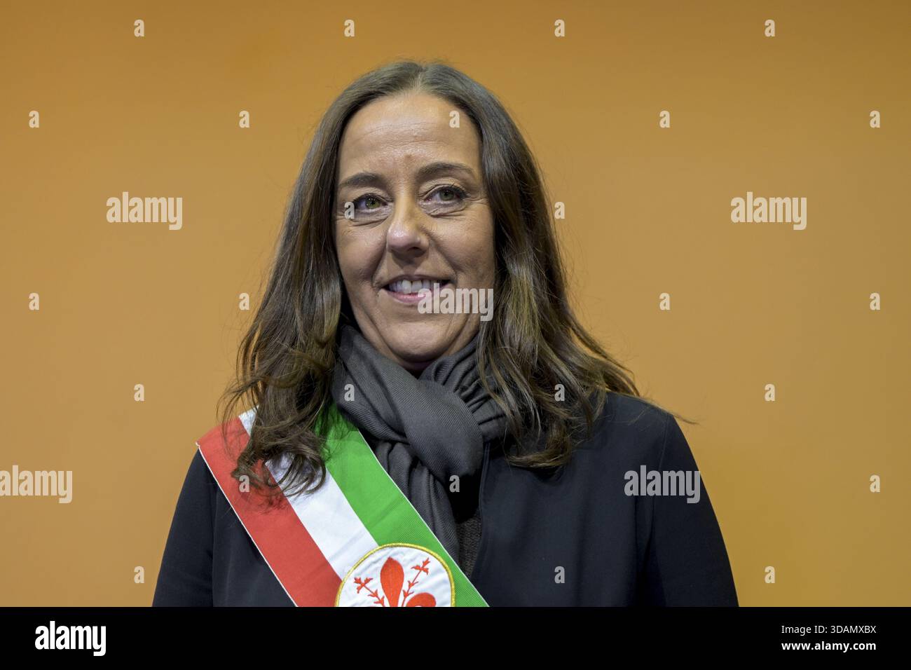 THE MAYOR OF THE CITY OF FLORENCE SARA FUNARO during Olympic Torch ...