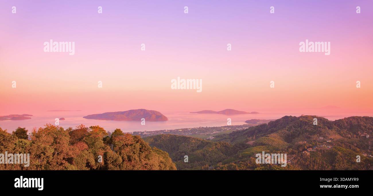 Sunset panorama phuket hi-res stock photography and images - Alamy