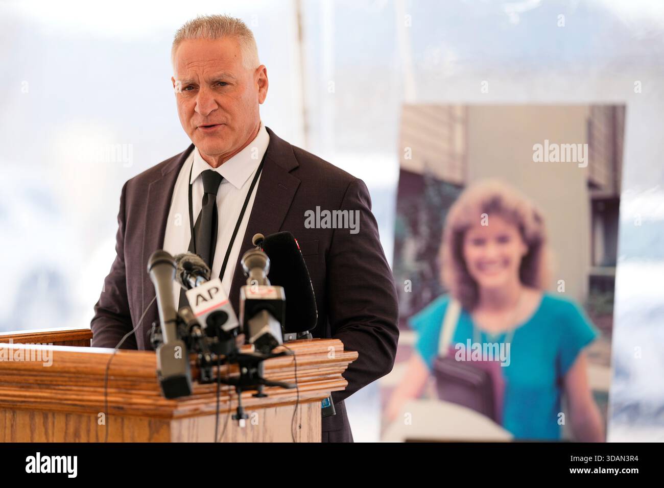 Tennessee Department of Correction Commissioner Frank Strada speaks to ...