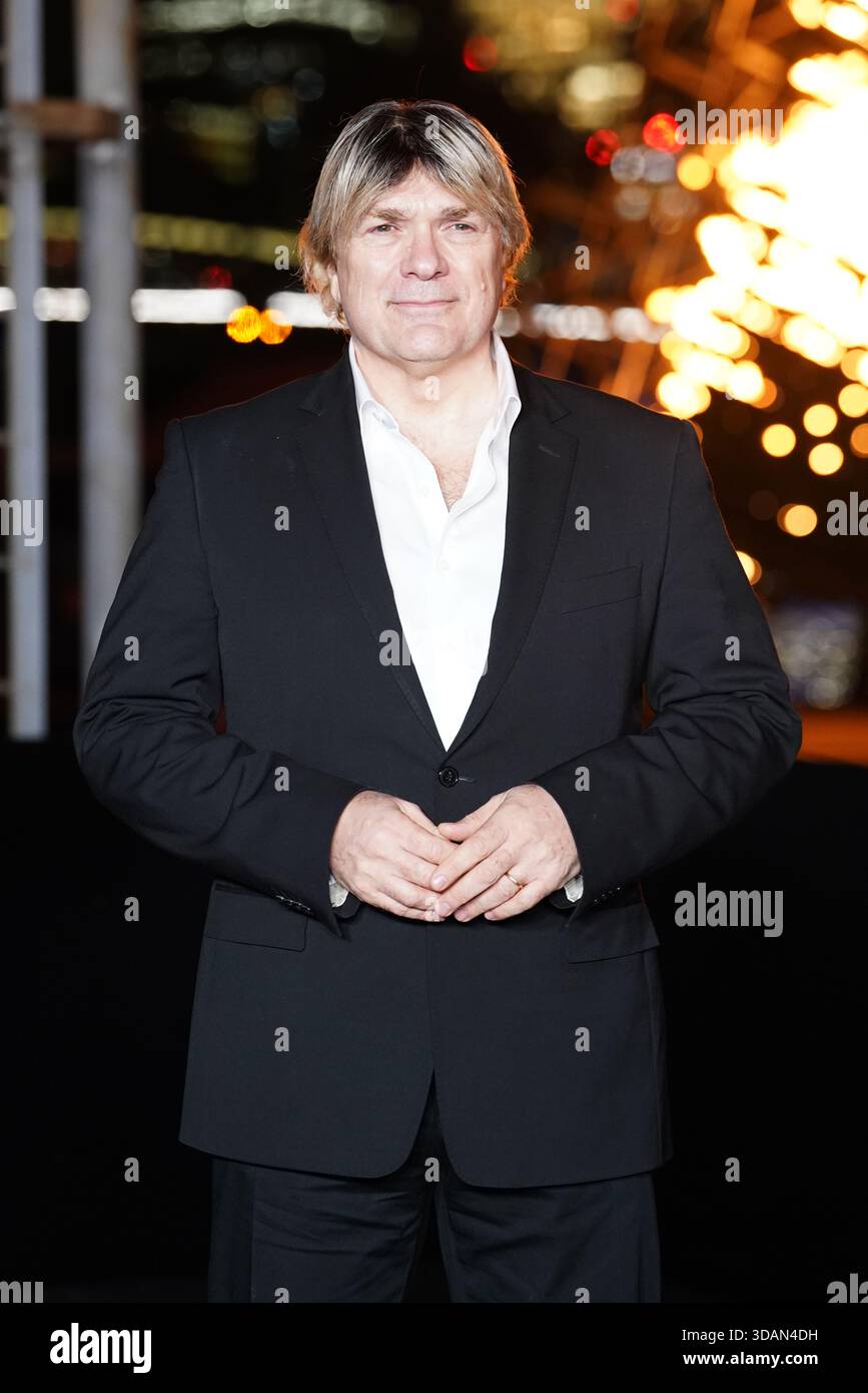 Composer Simon Franglen during the Avatar: Fire and Ash photocall at ...