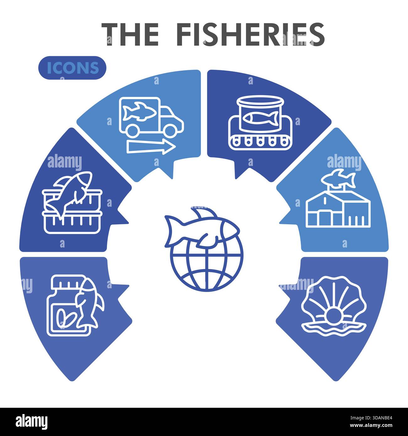 Recreation icons line symbols Cut Out Stock Images & Pictures - Alamy