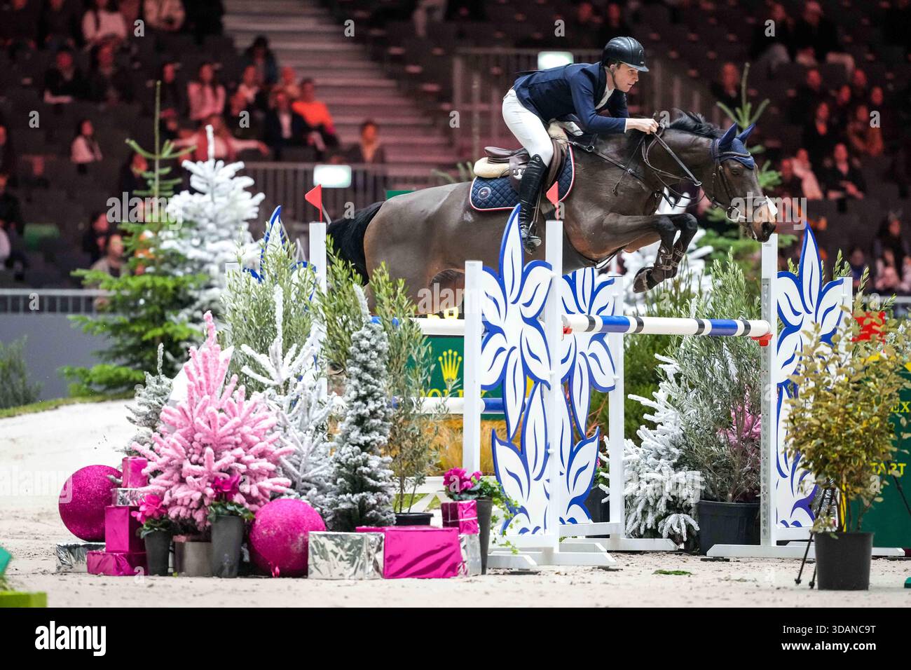 Gilles MULLER (SUI) riding GIAVANNA CB during the Day 2 of the 64th CHI ...