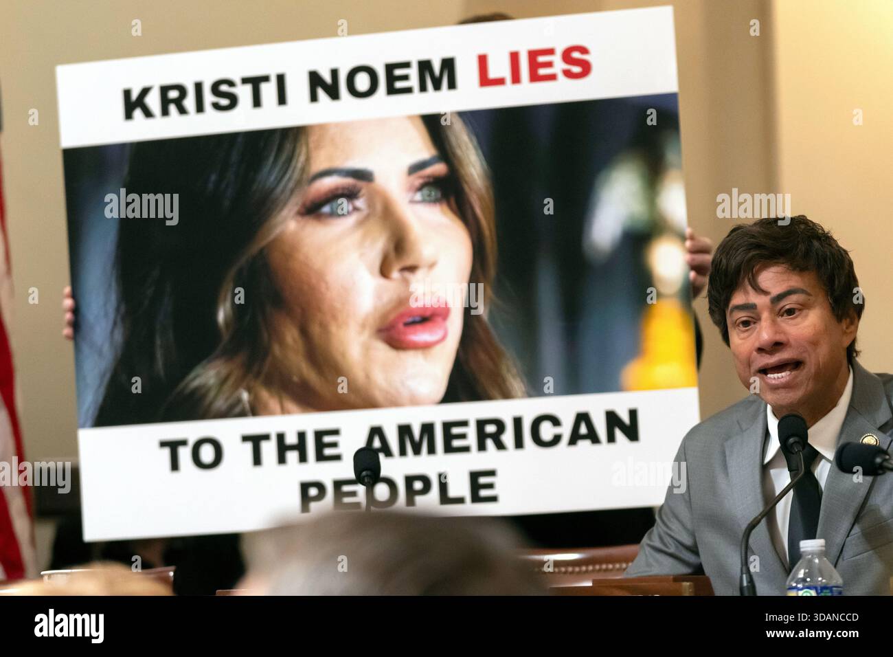 Rep. Shri Thanedar, D-Mich., speaks during a hearing of the House Committee on Homeland Security ...