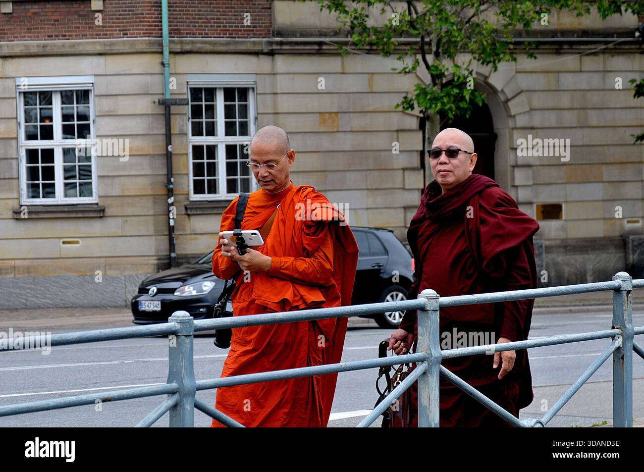 Copenhagen /Denmark./ 15.June 2019/ .Traveler munck with morder ...