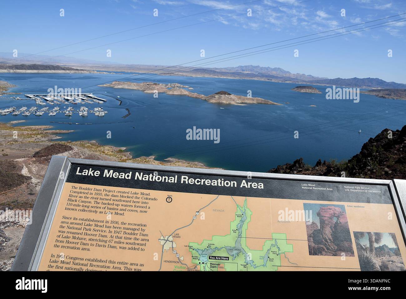 Boulder city/Nevada/USA/ 02 jUNE 2018- Lake mead view fro m Lake mead ...