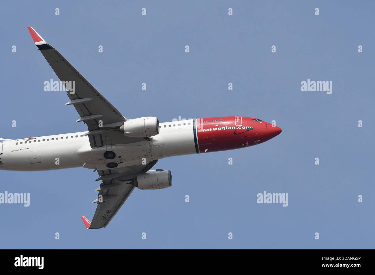 Copenhagen/Denmark 13 April 2018 Norwegian .com low price aeroplane ...