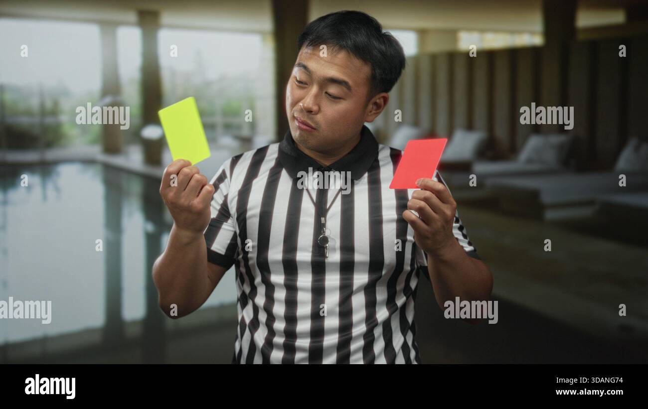 Young chinese referee holds hi-res stock photography and images - Alamy
