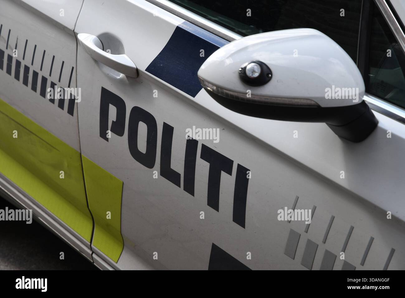 Copenhagen/Denmark 15.September 2018.. Danish police car Copenhagen ...