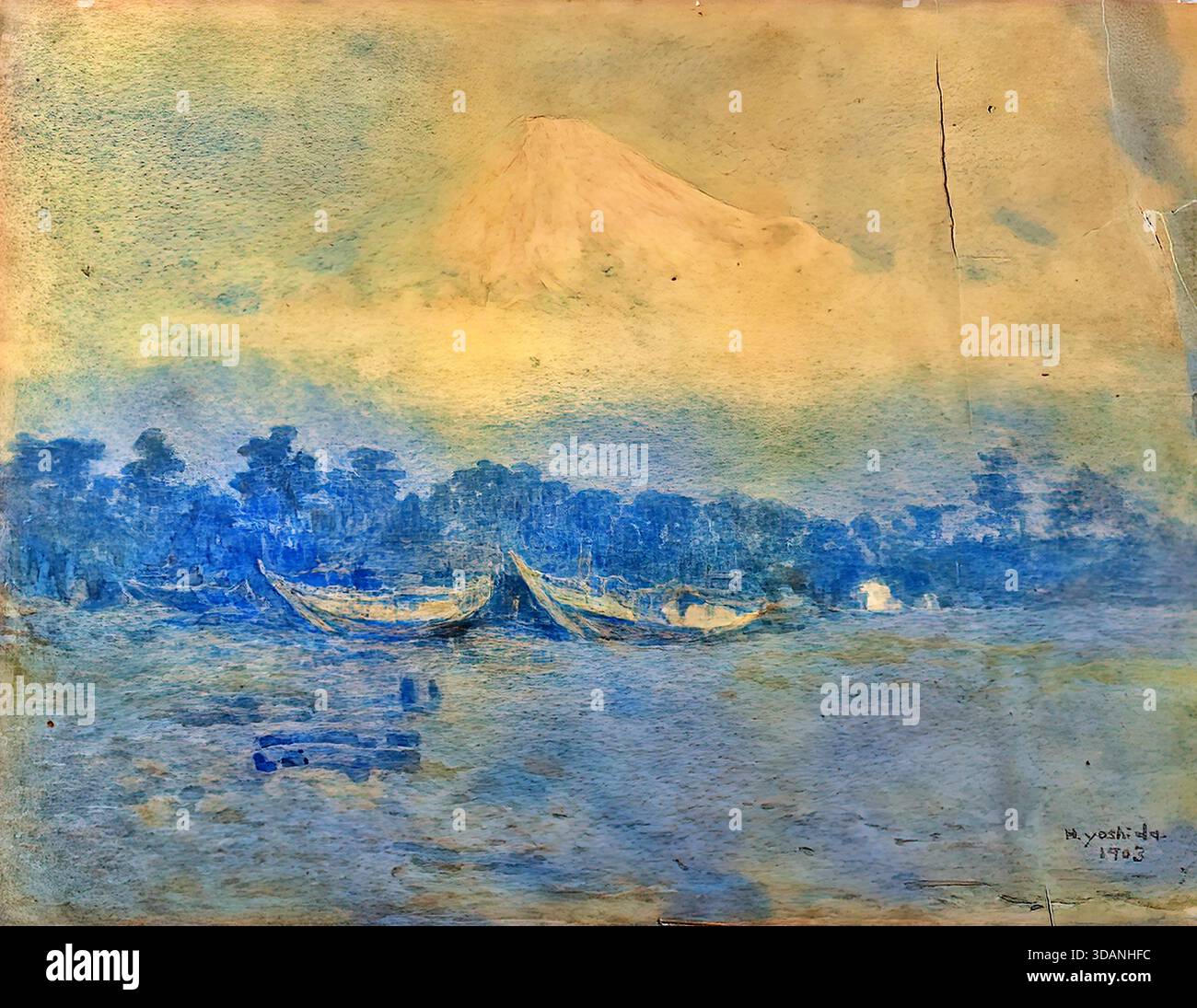 Hiroshi Yoshida Mount Fuji woodblock iconic peak multiple views Ten ...